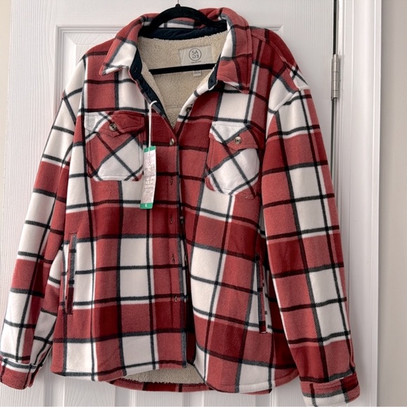 Sage Collective | Jackets & Coats | Sage Collective Shacket Xxl Nwt ...